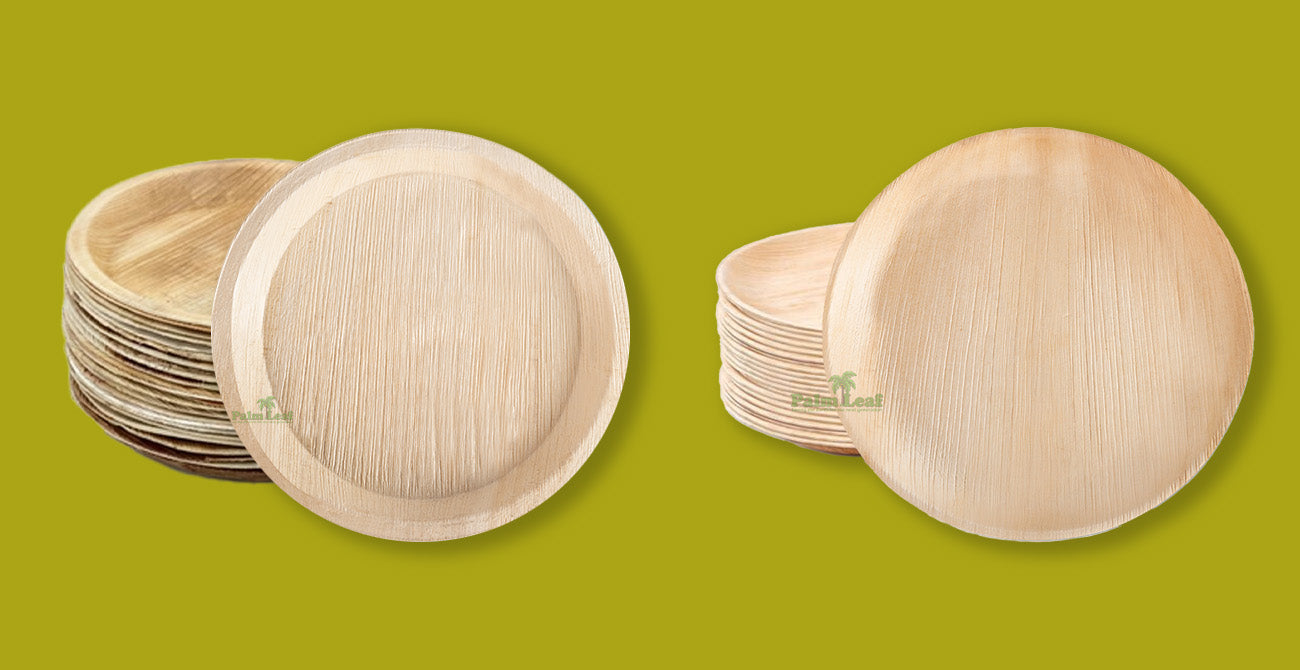Round Leaf Plates – Palm Leaf